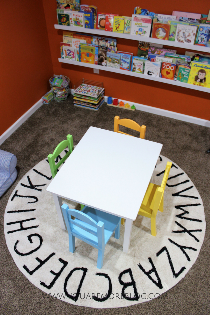 DIY Homeschool Corner {Lorena Canals Rugs}